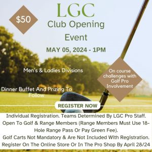 Club Golf Opening 2024 - Listowel Golf Club